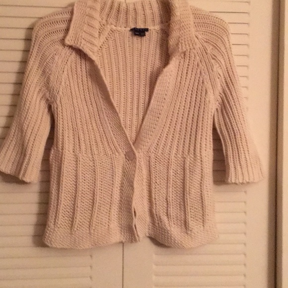 Theory | Sweaters | Theory Knit Cream Color Sweater | Poshmark
